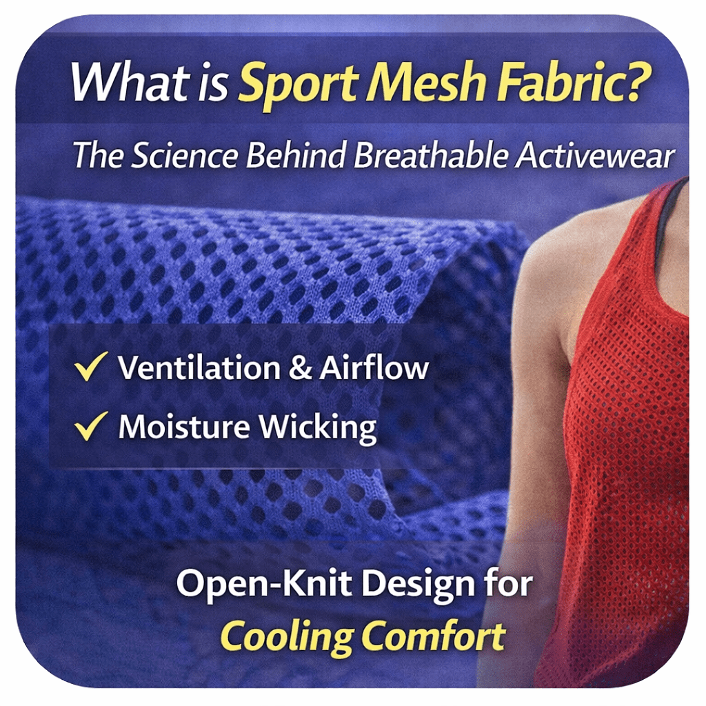 What is Sport Mesh Fabric? The Science Behind Breathable Activewear ...