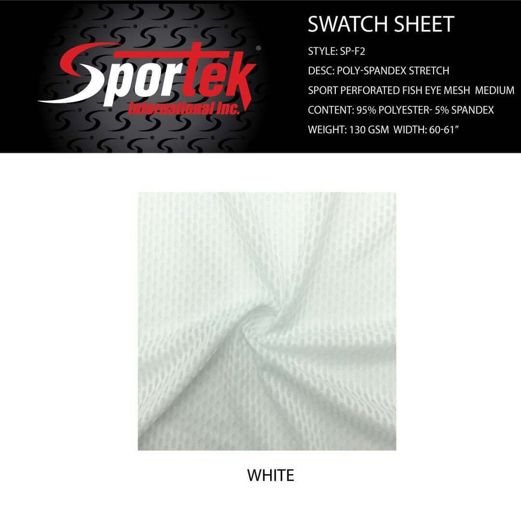 SP-F2 | Poly Spandex Stretch Sport Perforated Fish Eye Mesh Medium